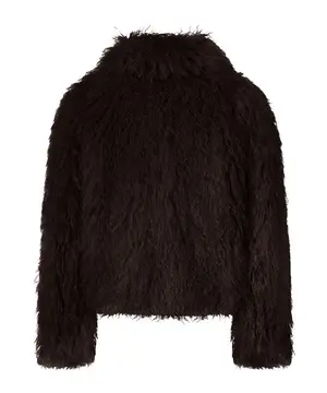 Tagliatore Short Curly Sheepskin Jacket