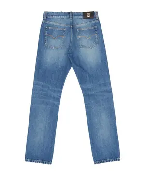Versace Logo-patch Denim Jeans - No