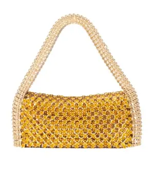 Benedetta Bruzziches Rachele La Grande Shoulder Bag - Golden