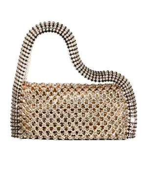 Benedetta Bruzziches Embellished Shoulder Bag - Gold