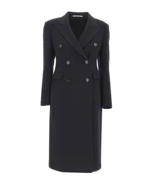 Tagliatore Double-breasted Coat - Black
