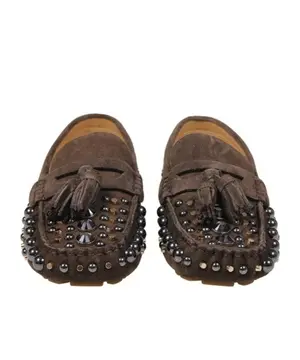 STRATEGIA R51 Studded Tassel Flat Shoes