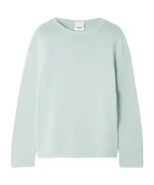 ALLUDE Cotton And Cashmere-blend Sweater - White