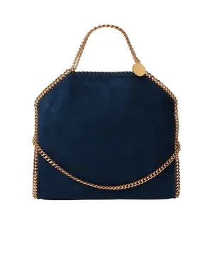Stella McCartney Falabella Chain-trim Tote Bag - Navy Blue