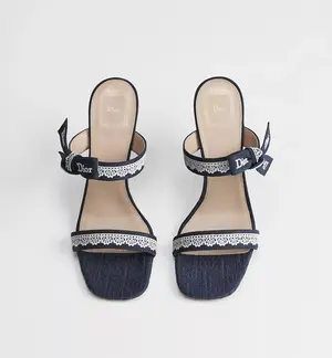 DIOR Dior Heeled Sandal With Strappy Embellishments