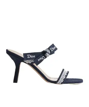 DIOR Dior Heeled Sandal With Strappy Embellishments
