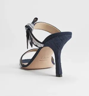 Dior Heeled Sandal With Strappy Embellishments