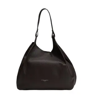 GIANNI CHIARINI Dual-handle Shoulder Bag - Espresso