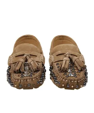 STRATEGIA R 51 Studded Tassel Flat Shoes