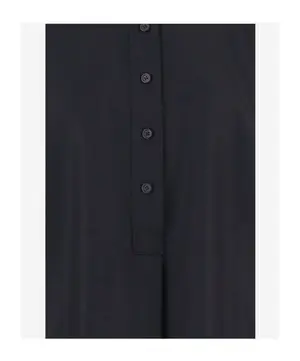 Carven Half-placket Mandarin Collar Sweater