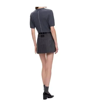 Pinko Short-sleeve V-neck Sweater