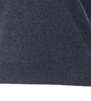 Pinko Short-sleeve V-neck Sweater - Dark Grey