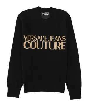Versace Long-sleeved Sweater - Black