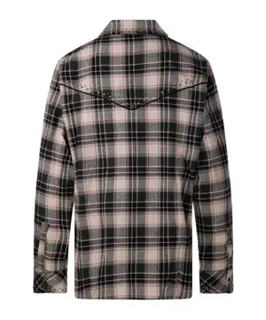 P.a.r.o.s.h Cowboy Studded Check Shirt