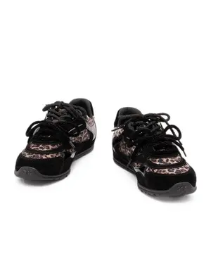 Pinko Yulia 01 Leopard-print Panelled Sneakers