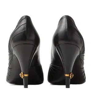 Versace Pleated Heeled Pumps
