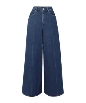 GOLDSIGN Dark Straight-leg Jeans - Blue