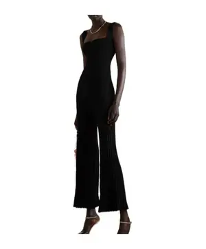 Galvan Ribbed Knit Jumpsuit