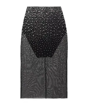 Alex Perry Crystal-embellished Tulle Skirt - No