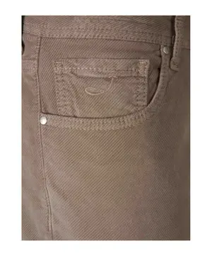 Jacob Cohen Logo Patch Straight-leg Pants