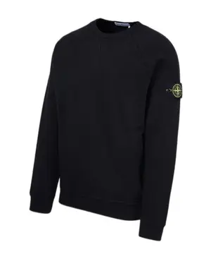 Stone Island Logo-patch Crew Neck Sweatshirt