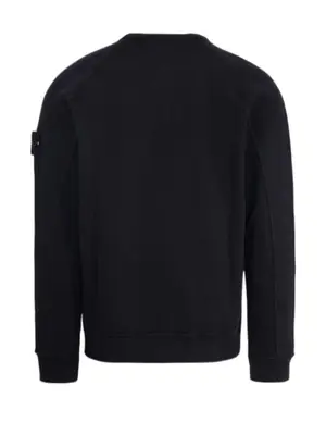 Stone Island Logo-patch Crew Neck Sweatshirt