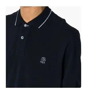 Brunello Cucinelli Logo-embroidered Short-sleeved Polo Shirt
