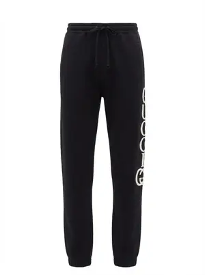 Gucci Printed Sweatpants - Black