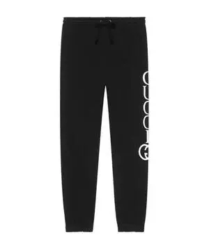 Gucci Printed Sweatpants - Black