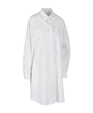 MAISON MARGIELA Polka-dot Cotton Shirt Dress