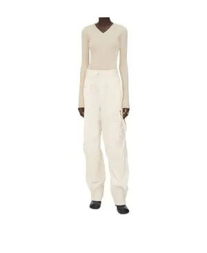 Bottega Veneta Wide-leg Trousers With Multiple Pockets