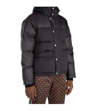 Gucci Hooded Down Jacket With Removable Hat