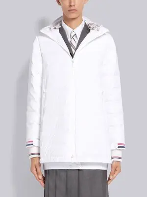 Thom Browne Zip-up Hooded Overcoat