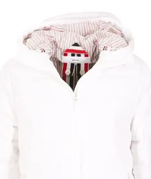 Thom Browne Zip-up Hooded Overcoat