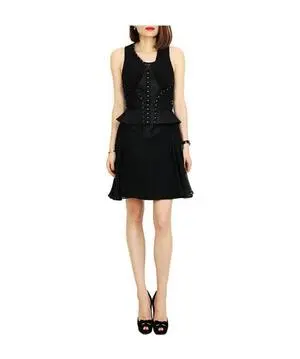 Alexander McQueen Sleeveless Dress - Black