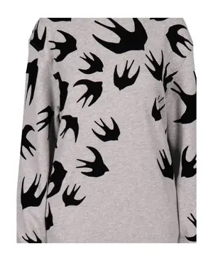Alexander McQueen Round-necked Printed Dress