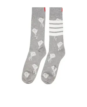 Thom Browne 4-bar Stripe Kite Icon Jacquard Tube Socks