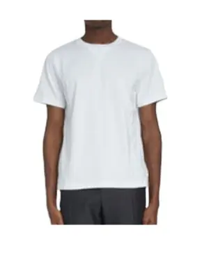 Thom Browne Rwb Tipping Stripe Short-sleeve T-shirt - White