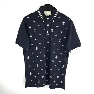 Gucci Symbols Embroidered Polo Shirt