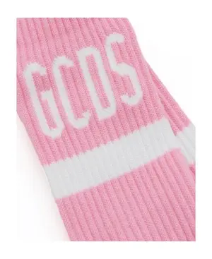 Gcds Logo Knitted Socks