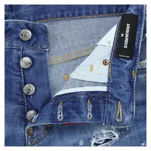 Dsquared2 Button Denim Shorts