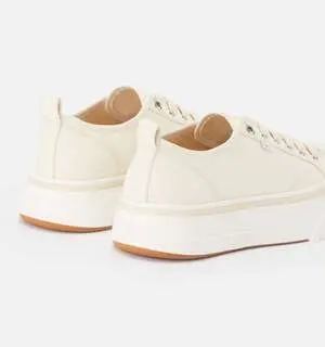 AMI Paris Round Toe Lace-up Sneakers