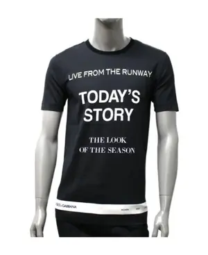 Dolce & Gabbana Round-necked T-shirt - Black