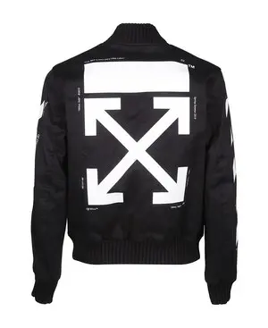 Off-White Pilot Jacket With Arrow Logo