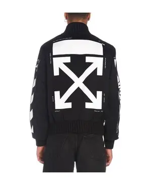 Off-White Pilot Jacket With Arrow Logo
