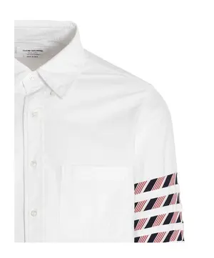 Thom Browne 4-bar Oxford Shirt - White