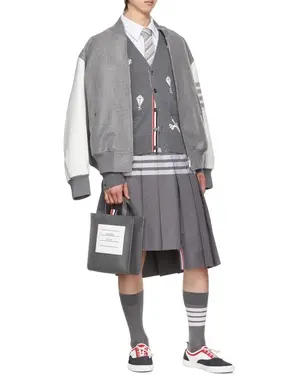 Thom Browne 4-bar Oxford Shirt - White