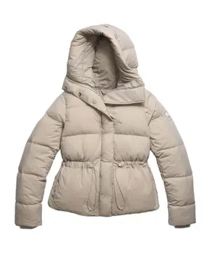 Canada Goose Padded Hooded Jacket With Drawstring Waist