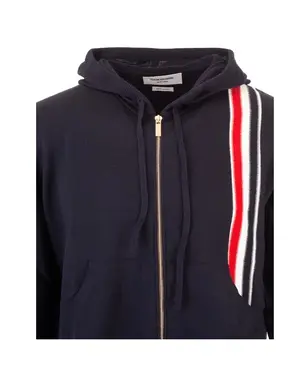 Thom Browne Intarsia Stripe Hoodie