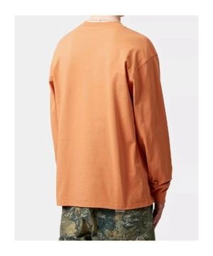 Carhartt Work In Progress L/s American Script T-shirt - Orange
